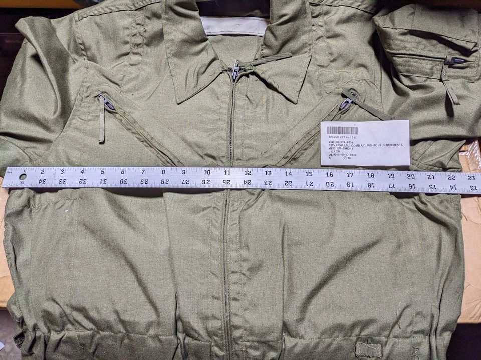Army Military OD Green CVC Combat Vehicle Crewman Coverall NEW Made in ...