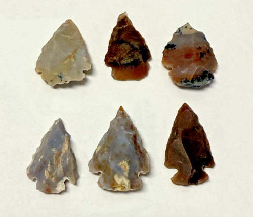 Primitive Unique Artifacts Native American Handmade Arrowheads (Lot of ...