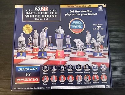 2020 Battle for the White House Chess Set Obama, Biden, Trump | eBay