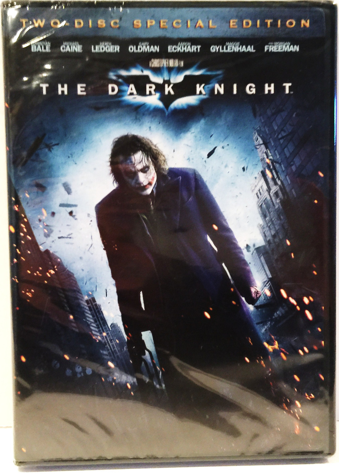 THE DARK KNIGHT DVD TWO DISC SPECIAL EDITION CHRISTIAN BALE HEATH ...