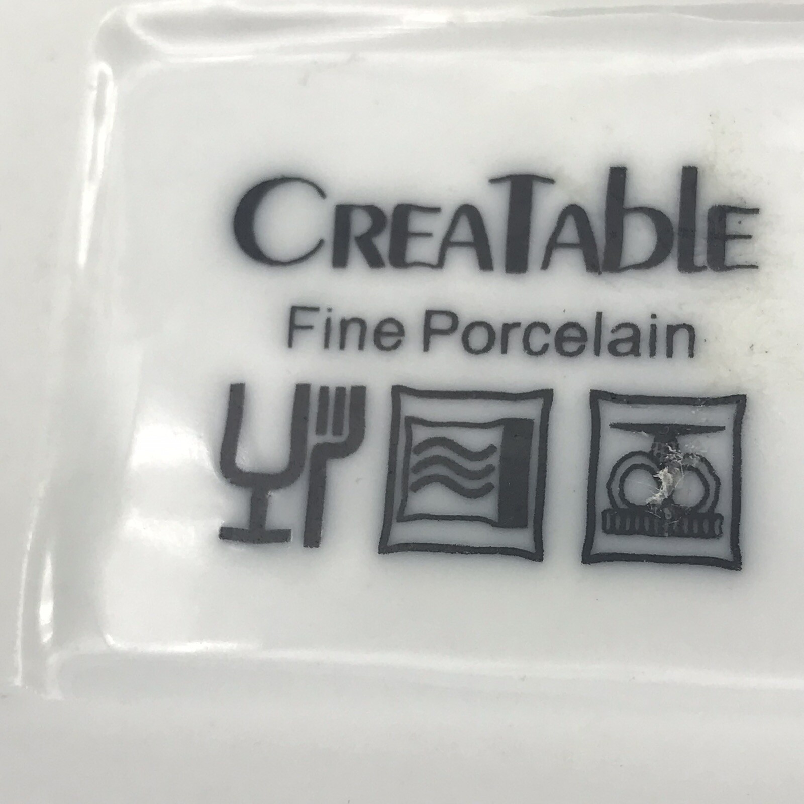 CreaTable Fine porcelain dish bowl white oval with fan Design 12” | eBay