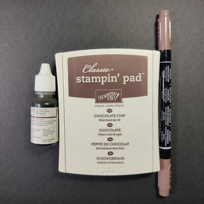 Stampin Up Chocolate Chip Ink Pad Combo | eBay