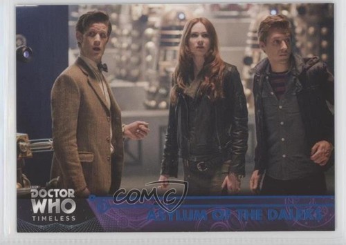 2016 Who Timeless Blue Foil 71/99 The Eleventh Doctor Amy Pond Rory ...