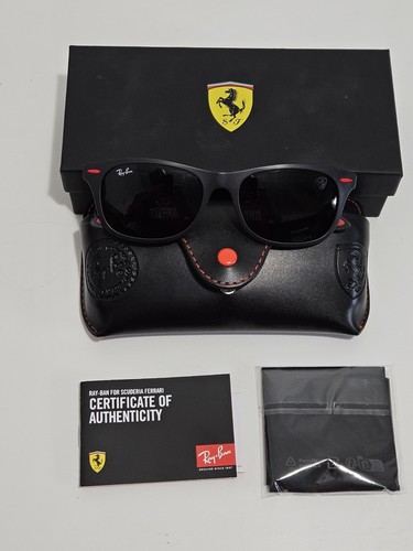 Ray Ban Ferrari Scuderia RB4607-M Sunglasses CIB w/ Case & COA Made In ...