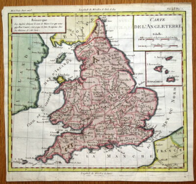 Mixed Lots - 1780 Genuine Antique Map