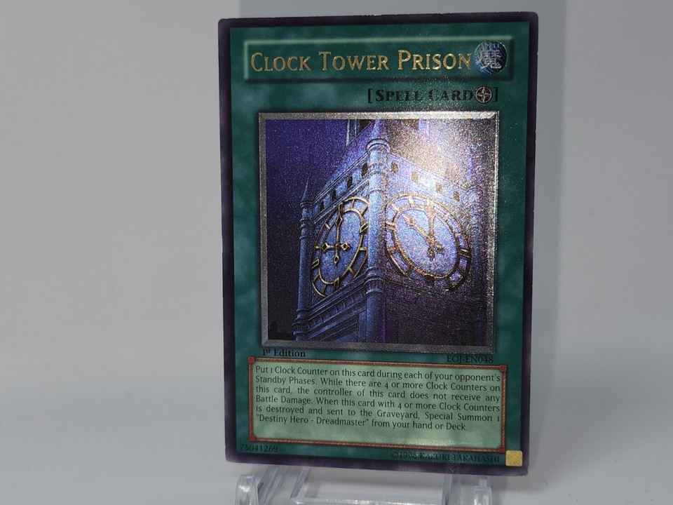 Yu-Gi-Oh! Clock Tower Prison EOJ-EN048 Ultimate Rare 1st Edition LP | eBay