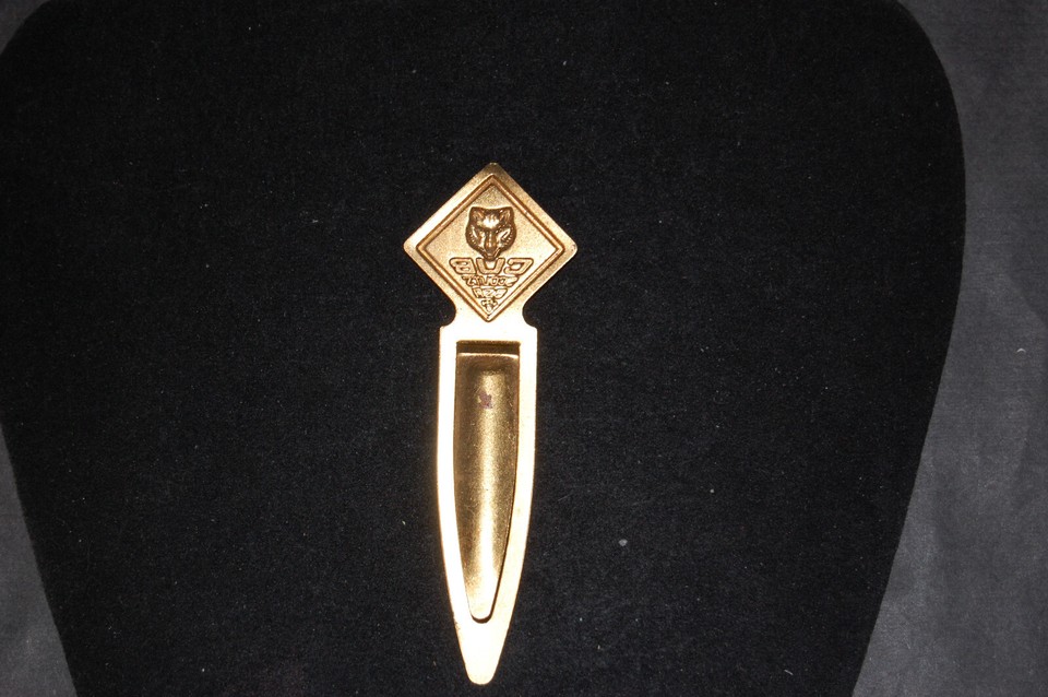 Boy Scouts Of America Cub Scouts Neckerchief Slide Bookmark | eBay