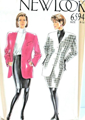 New Look 6594 Sewing Pattern Jacket Skirt Sizes 8-18 | eBay