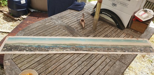 PANORAMA ISTANBUL CONSTANTINOPLE ANCIEN OLD MAP PHOTOGRAPHY BIG 1 M 45 ...
