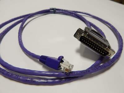 6' Purple DB25 to RJ45 Modem Cable -New- Factory Manufactured- | eBay