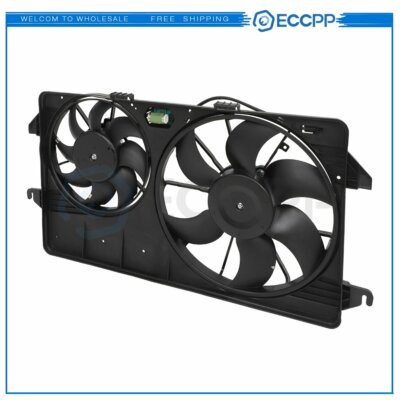 Radiator Condenser Cooling Fan Assembly For 2010-2013 Ford Transit ...