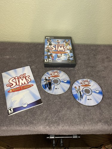 The Sims Deluxe Edition - Windows (CD-ROM PC) Manual, Discs, & Case ...