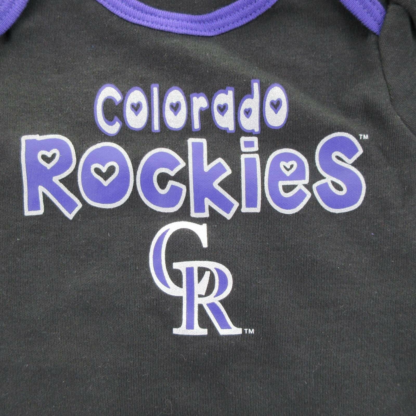 Colorado Rockies Genuine Merchandise Girls Lot Of 3 One Piece Blue 0-3 ...