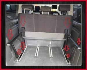 Multiflexboard Folding Console with Hinge VW T5 T6 Multivan H:51cm ...