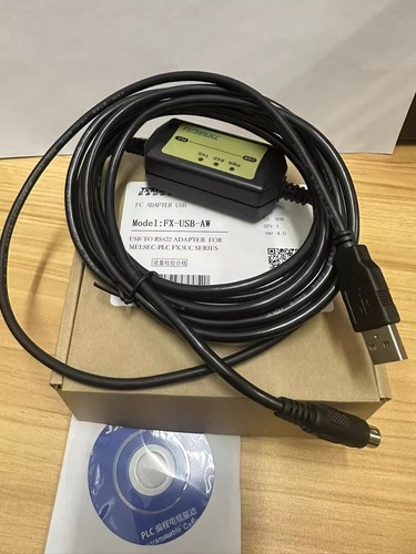 FX-USB-AW FX3U FX3G 3SA Series PLC Programming Cable | eBay
