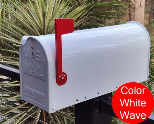 AMERICAN LETTERBOX MAIL LETTER BOX US USA MAILBOX INDICATOR NEW STEEL ...