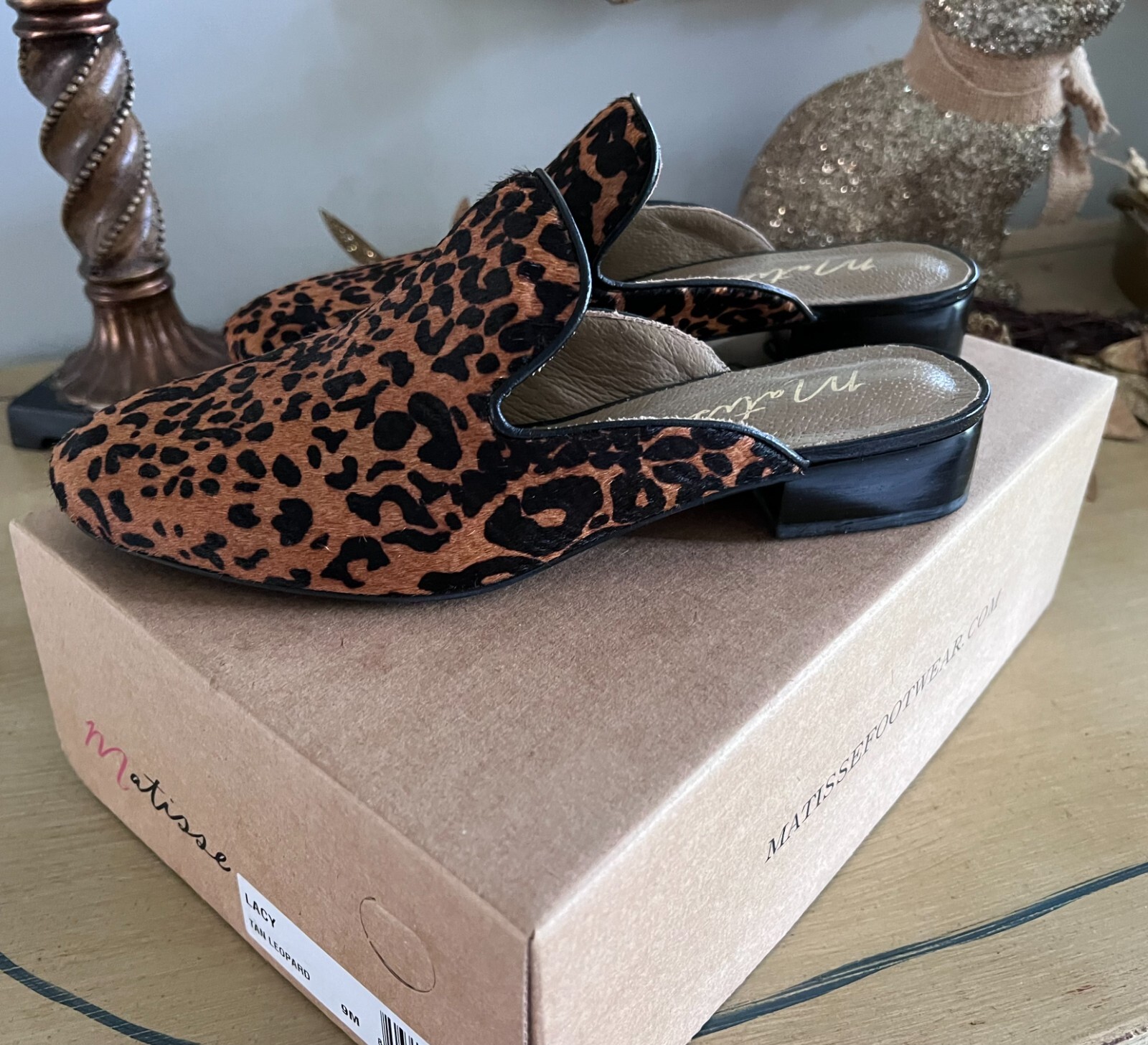 Matisse Women's Lacy Mule in Tan Leopard Size 9M - Gem