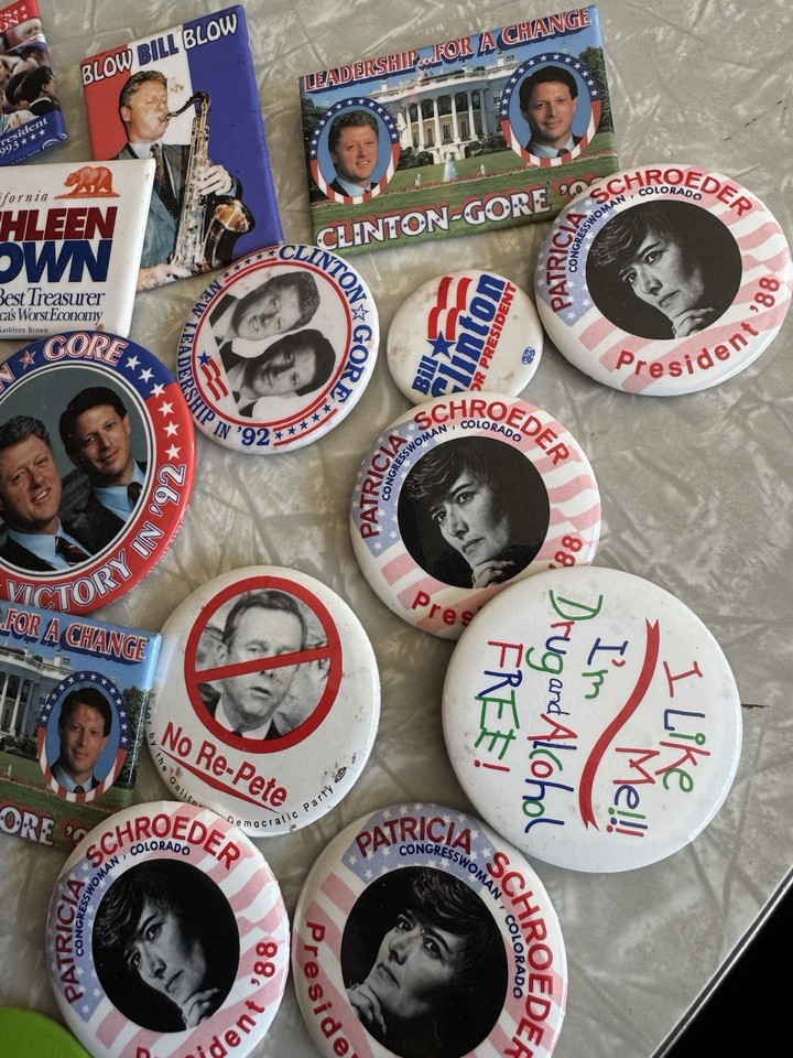 vintage political buttons Bill Clinton | eBay