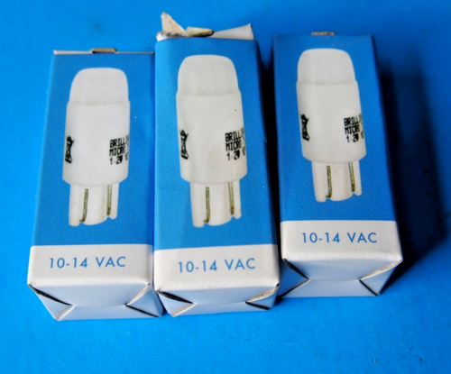 3 x New Brilliance LED Micro T5 Wedge LED Lamp Ceramic Technology 1.2W ...