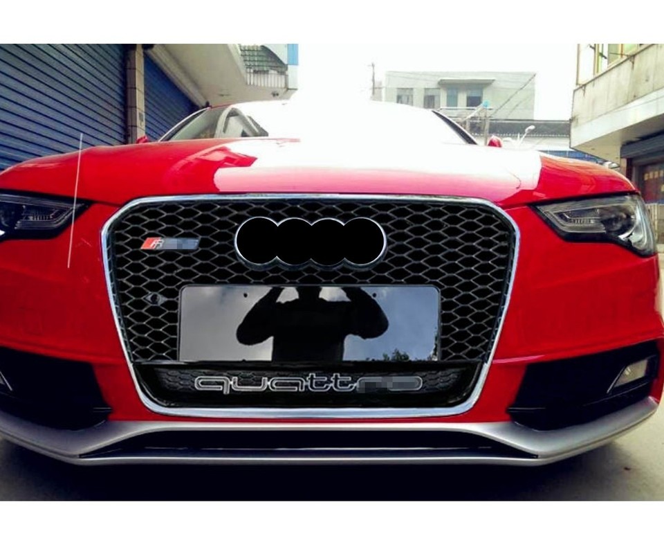 For AUDI 2012 2013 2014 2015 2016 A5 S5 RS5 Front bumper Mesh grille ...