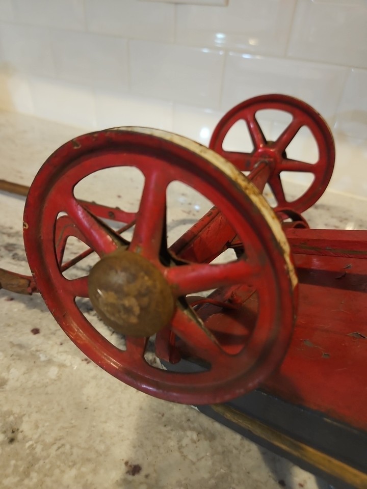 Antique Wood Doll Buggy Carriage Horse drawn Toy Schoenhut Fairield S. A. Smith | eBay