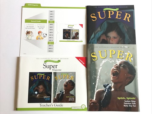 Superkids Reading Program Grade 2 Units 5 & 13 Super Mag + Teach Guide ...