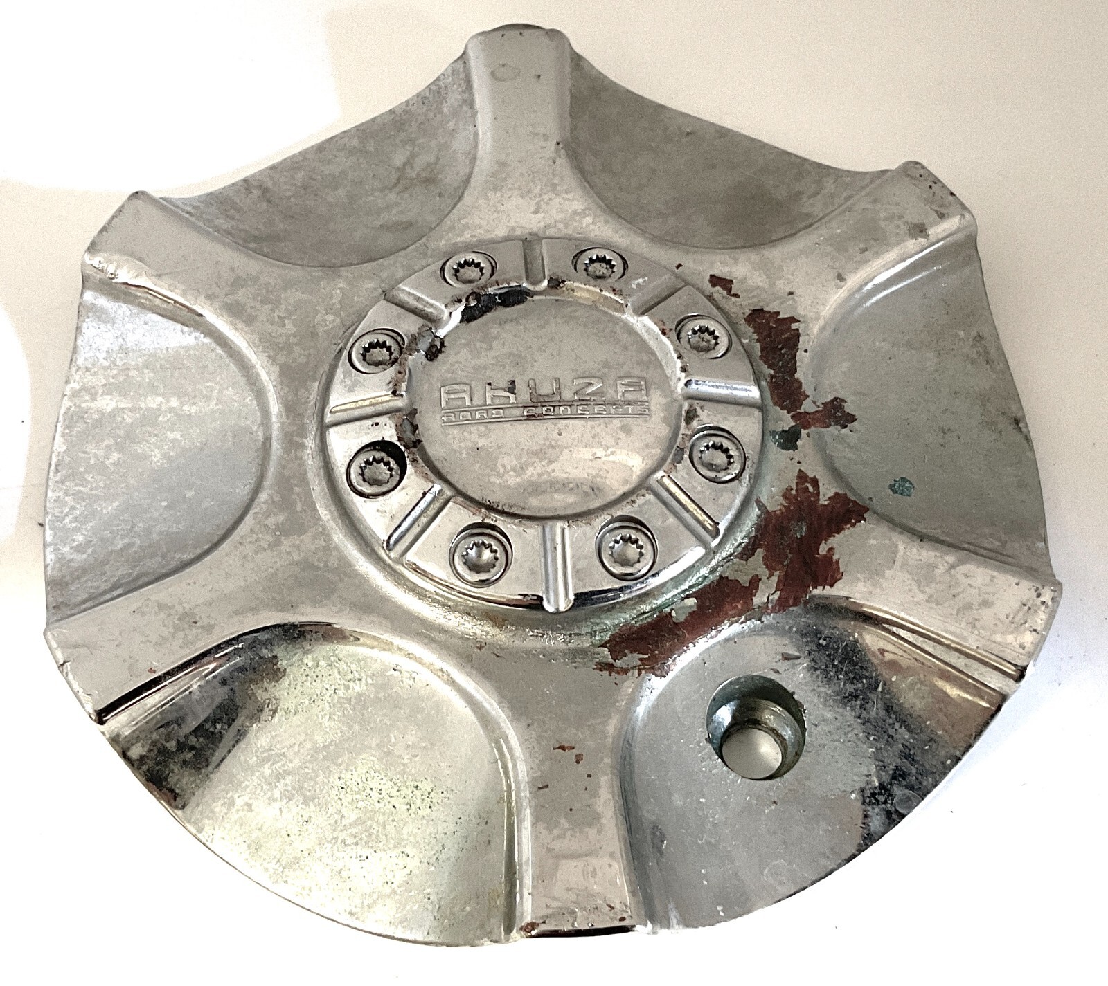 S409-37 AK327CAP Akusa Chrome Wheel Center Cap X 1834147-9 SF | eBay