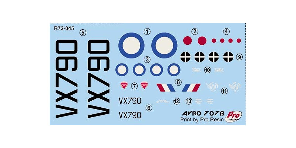 1/72 Avro 707B British Research Aitcraft Olimp - Pro Resin Kit R72045 ...