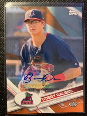 BOBBY DALBEC 2017 Topps Pro Debut ORANGE 22/25 Auto Autograph | eBay