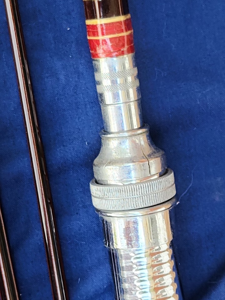 Vtg Used NFT Fresh Water Combination Rod BC-251 Fishing Rod With Case ...