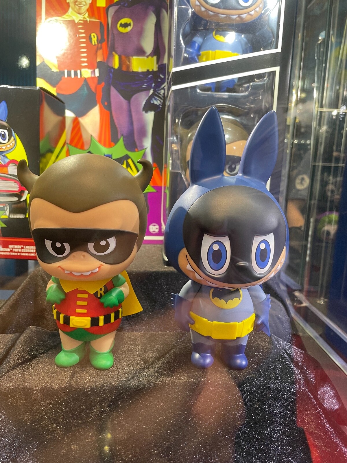 NEW Labubu YaYa Hot Toys Classic TV Batman Robin Vinyl Sofubi Figure ...