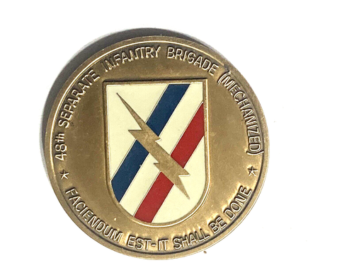 US Army 48th Separate Infantry Brigade (Mechanized) Challenge Coin | eBay