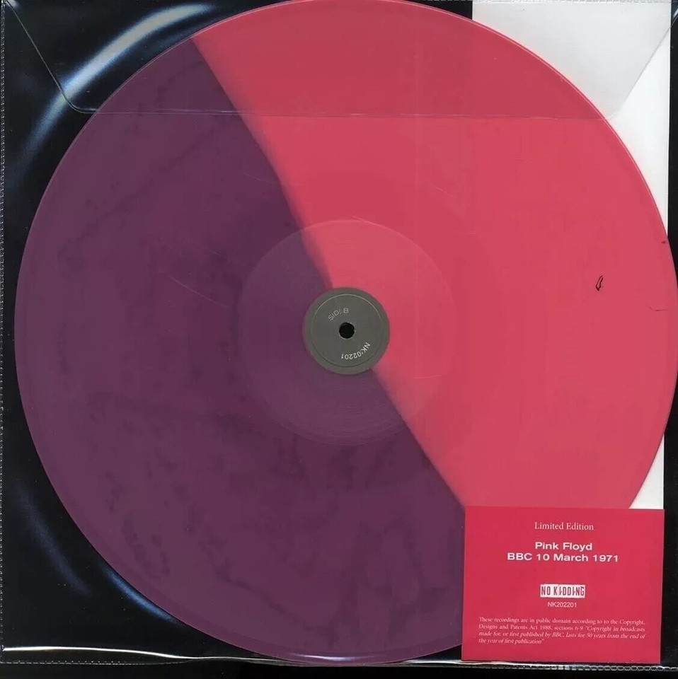 PINK FLOYD BBC 10 March 1971 LTD IMPORT Colored vinyl Pink Purple LP ...