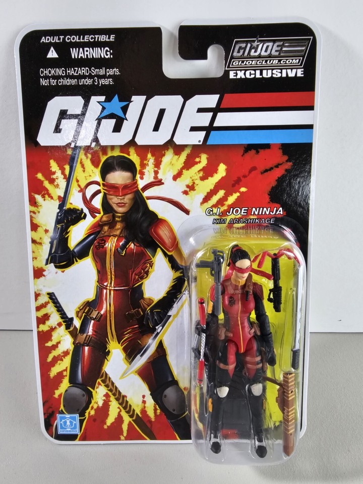 GI Joe Kim Arashikage Figure Club Exclusive Ninja Jinx Snake Eyes ...