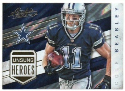 Cole Beasley 2016 Panini Absolute Unsung Heroes Insert Card #2 | eBay