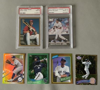 MLB BASEBALL 1999 TOPPS TRADED ADAM DUNN PSA 9, WILLIAMS RC, 4 COLOR ...