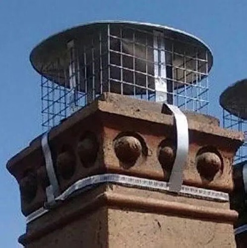 SQUARE CHIMNEY COWL MULTI-FUEL SQUARE POT Chimney Bird Guard ROOF ...