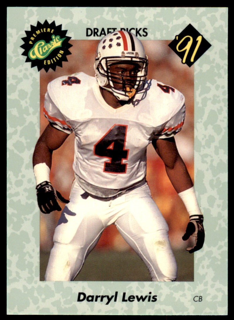1991 Classic Draft Picks Darryll Lewis . Arizona Wildcats #35 | eBay