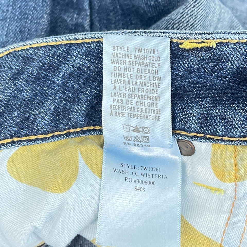 Lucky Brand Lola Skinny Reg Low-Rise Distressed Jeans Medium Wash Denim ...