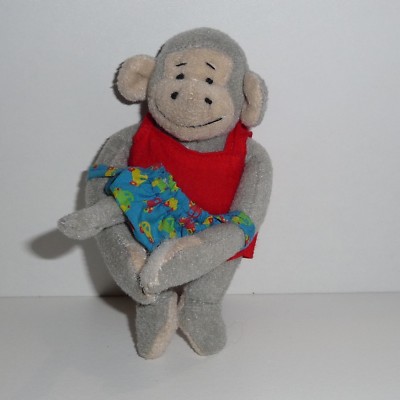 Doudou Singe Popi Ajena Nounours Prodimpor | eBay