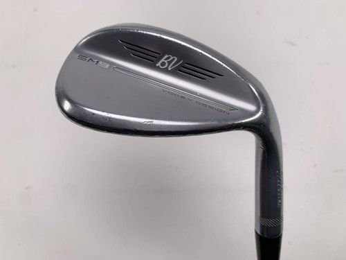 Titleist Vokey SM9 Tour Chrome Lob Wedge LW 58* 12 Bounce D-Grind Wedge ...