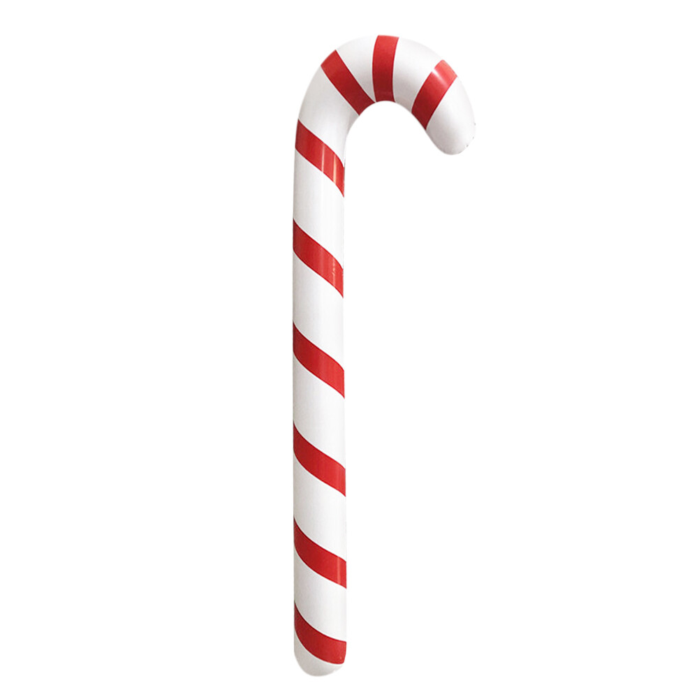 Inflatable Walking Stick Decoration PVC Christmas Portable for Festive ...