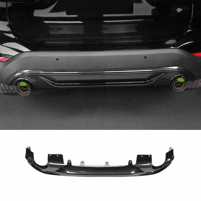 For BMW X1 F48 2016-2021 Carbon Fiber ABS Rear Bumper Diffuser Spoiler ...