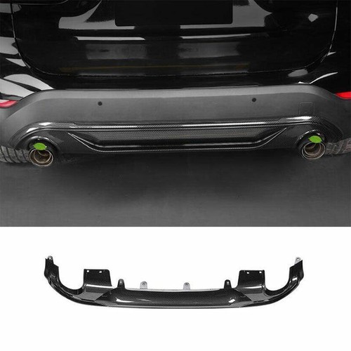 For BMW X1 F48 2016-2021 Carbon Fiber ABS Rear Bumper Diffuser Spoiler ...