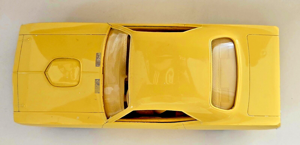 1970 Plymouth HEMI Cuda Lemon Twist Yellow MPC Dealer Promo Model Car ...