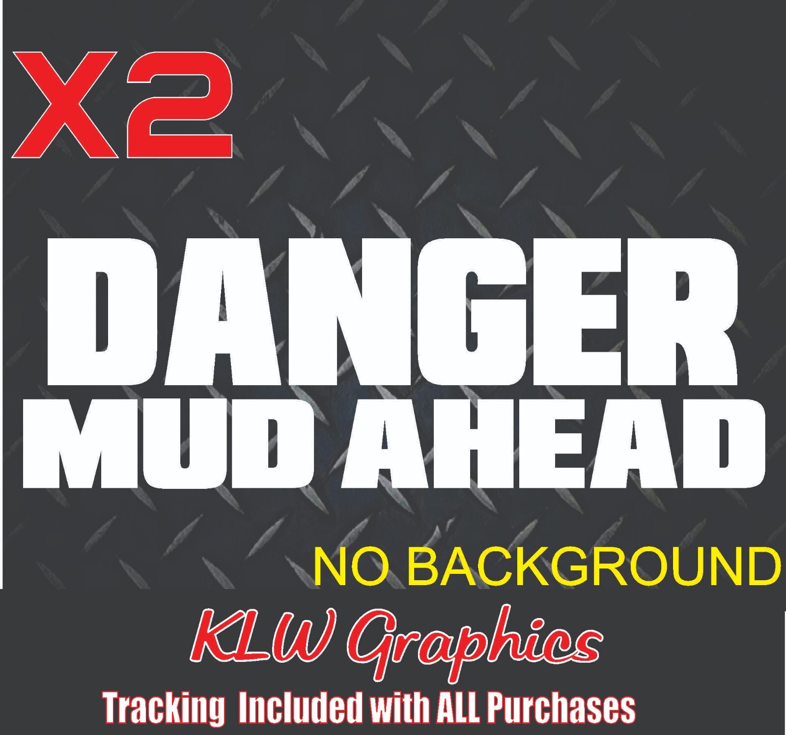 Danger Mud Decal Sticker Car Diesel Truck 4x4 Mud ATV 4x4 Offroad JK JL ...