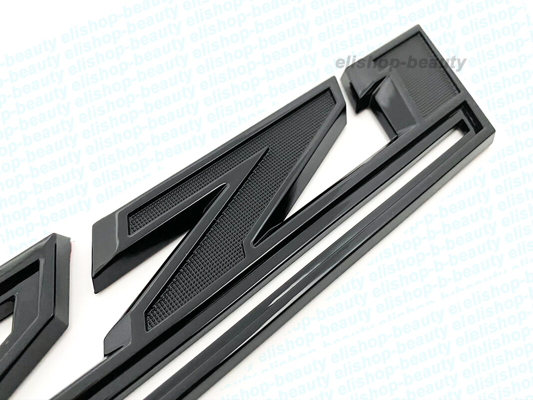 OEM 84632694 84632695 Emblems 2019-2023 Chevy Silverado Gloss Black RST ...