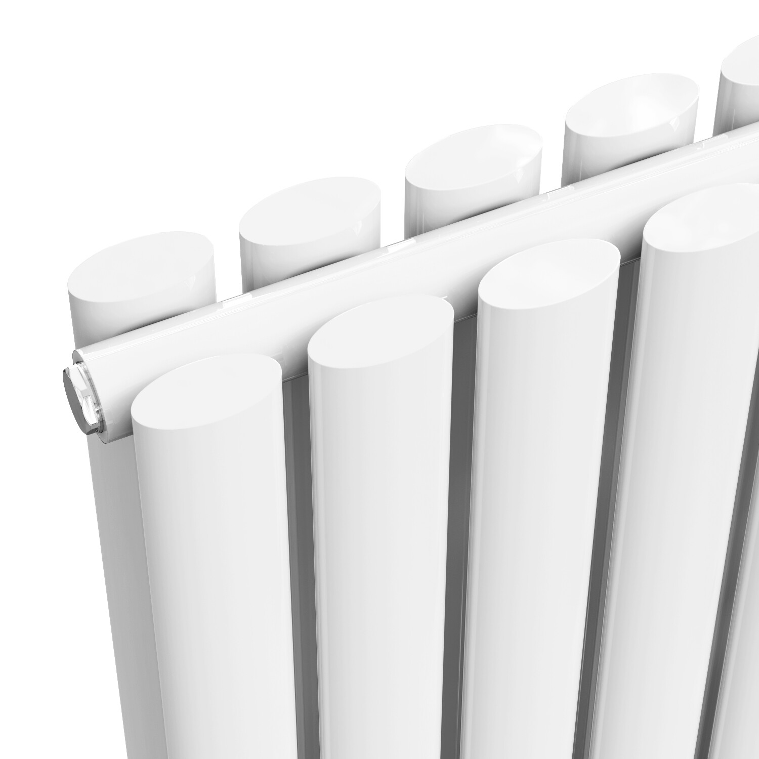 Vertical Column Radiator Mirror Double Single White Central Heating ...