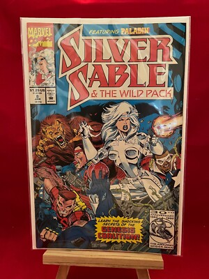 Silver Sable 8 Silver Sable and the Wild Pack Marvel 1992 SEALED NVR ...