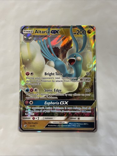 (C2725) Altaria GX 41/70 - Ultra Rare Dragon Majesty Holo Pokemon TCG ...